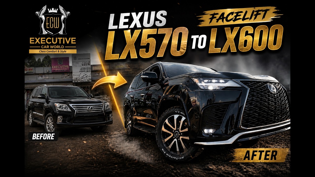 We Turned This Old Lexus LX570 into a 2024 LX600! | Executive Car World