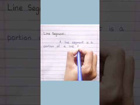 Define Line Segment #shorts