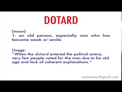 How to Pronounce Dotard