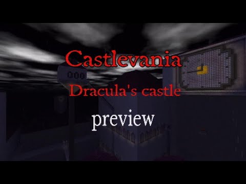 Minecraft: Castlevania Dracula's castle preview (almost finished)
