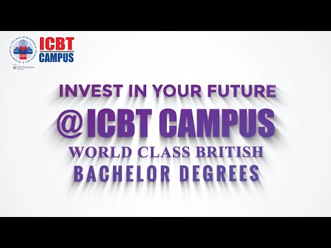 Invest in your future @ICBT Campus
