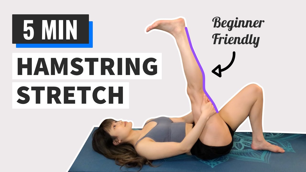 5 Minute HAMSTRING Stretches for Tight or Sore Hamstrings