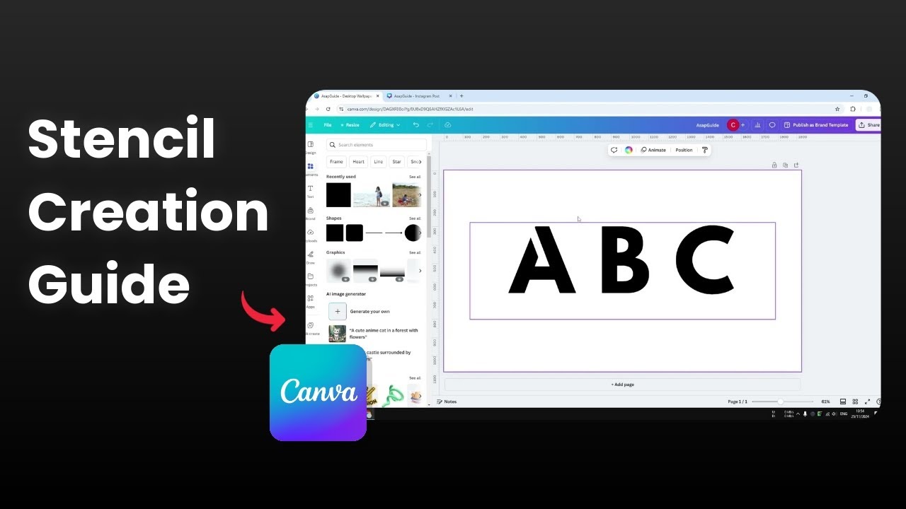 How to Make a Stencil in Canva