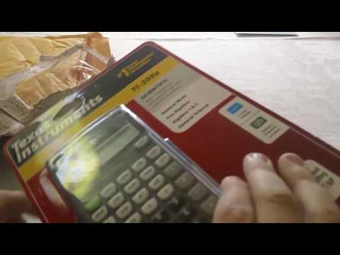 texas instrument calculator unboxing