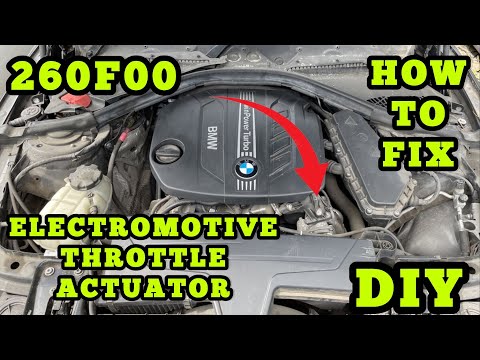 BMW F30 260F00 Electromotive Throttle Actuator 24CF00 Air Mass Measured Too Low FIXED!!!