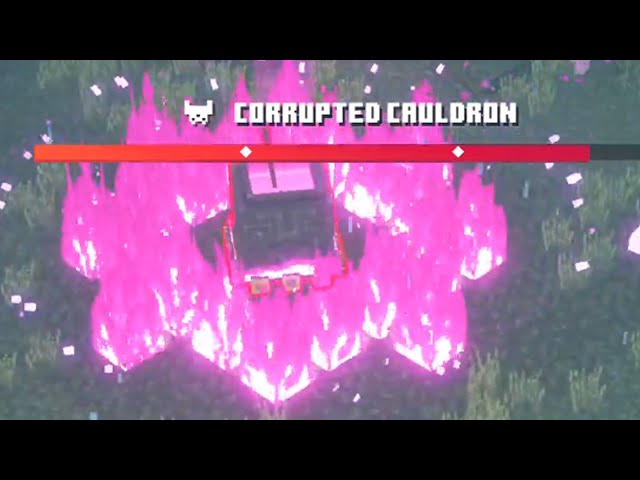 How to beat Corrupted Cauldron in Minecraft Dungeons