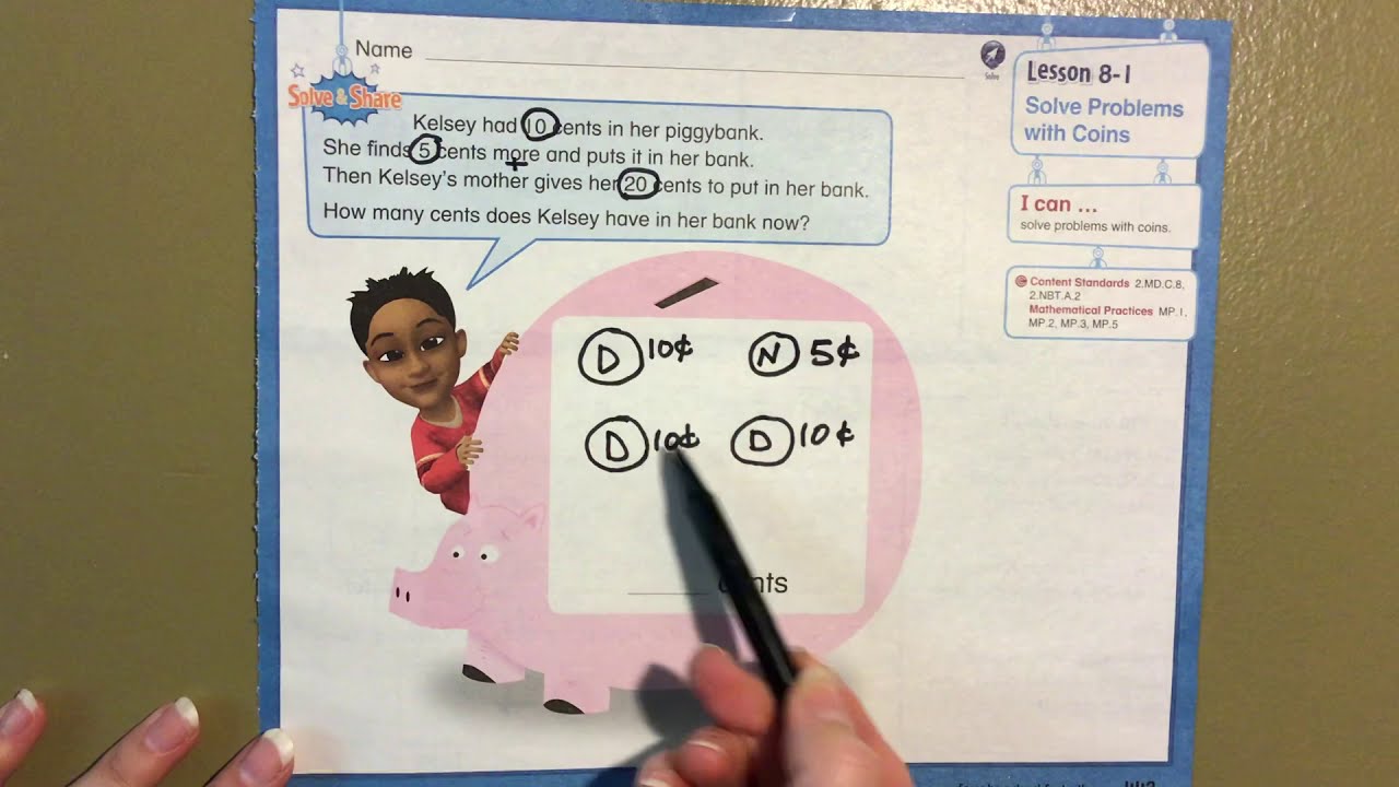 2nd grade math lesson 8-1