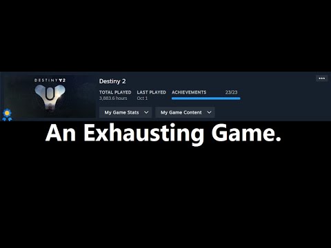 Steam Community :: Video :: Retiring From Destiny 2 After 4000 Hours ...