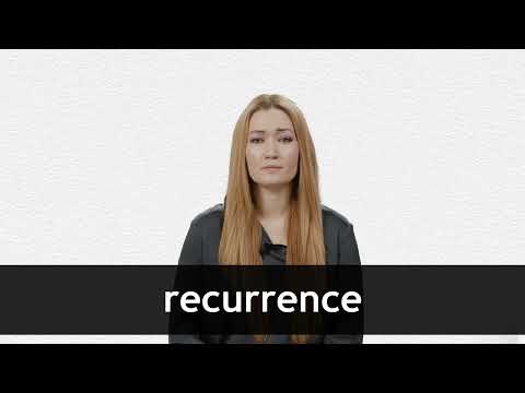 RECURRENCE - Definition & Translations | Collins English Dictionary