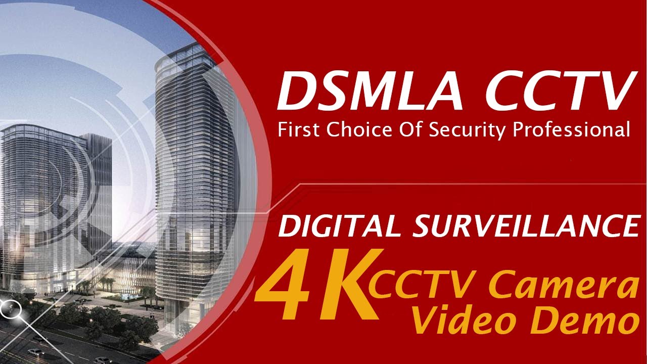 4K Security Camera Footage | IP Camera | HD Camera | Demo Footage