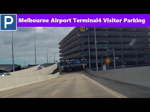 【Melbourne Carpark North】 Airport Terminal4 Visitor Parking from Airport Drive