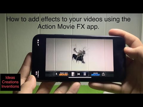 How to add effects to your videos using the Action Movie FX app.