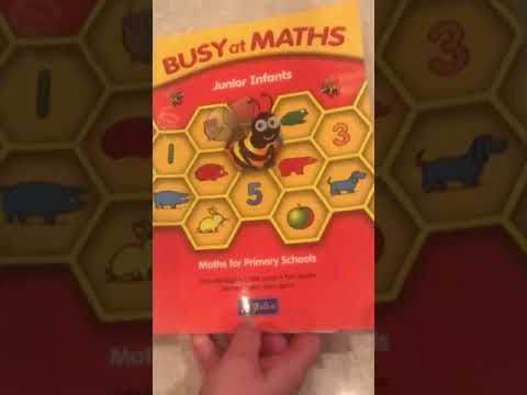 Maths junior infants busy at maths page 89 / colour and count and trace - online learning