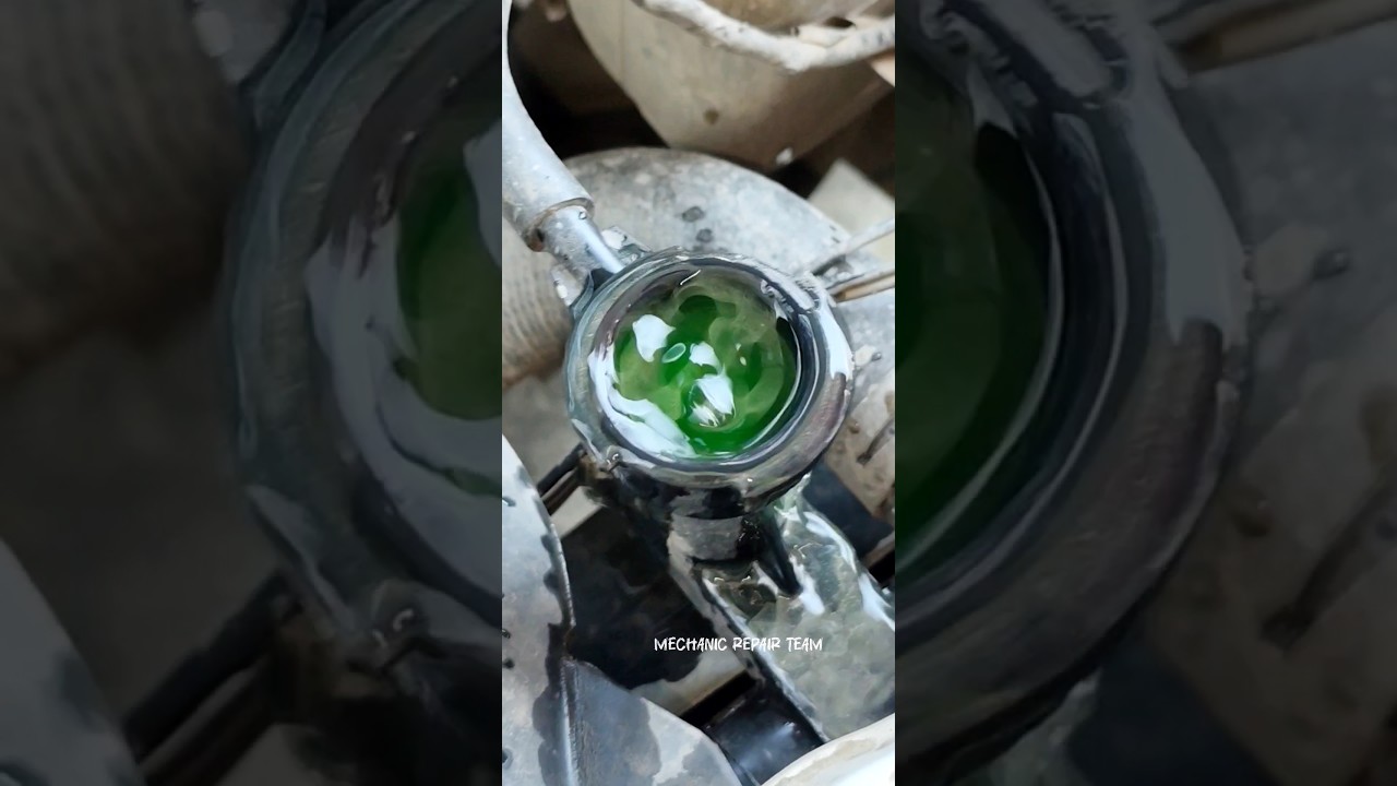 Testing Coolant Flow Without a Thermostat Valve🙂🙃 #shorts