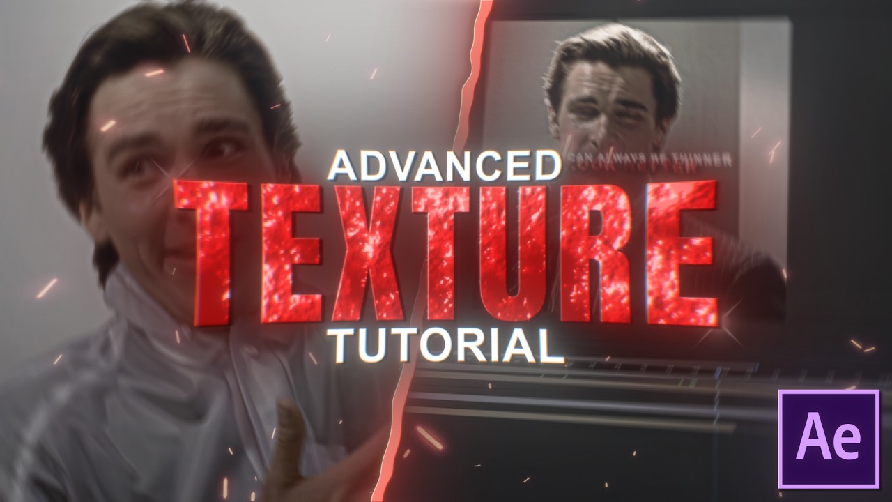HOW TO: Make A Textured Text I After Effects Tutorial