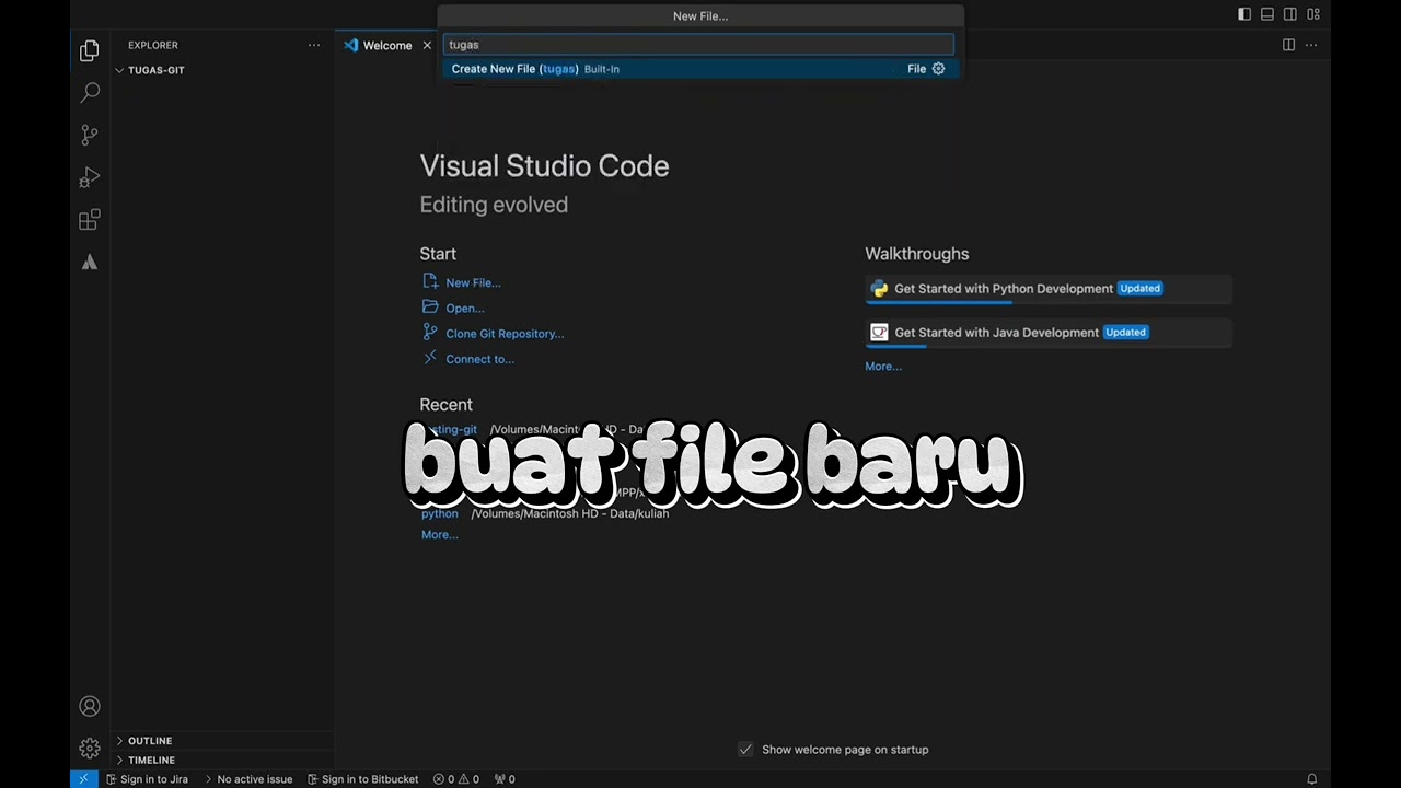Tutorial repository github dan singkron git