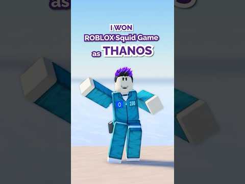 Roblox Squid Game, But I’m THANOS???? #robloxsquidgame