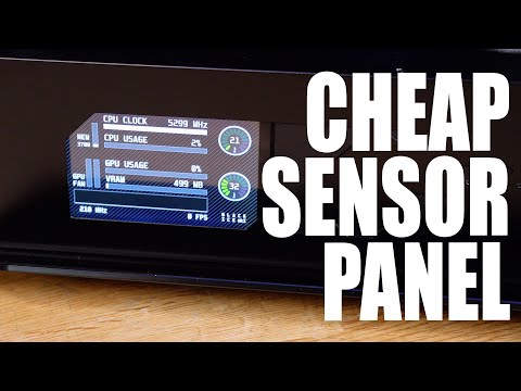 EVERY PC should have one of these! How to make a sensor panel!