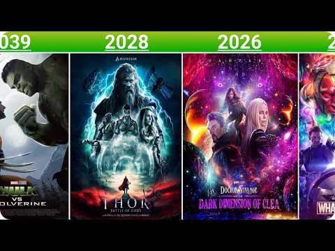 TOP 200 UPCOMING MCU MOVIES AND TV SHOWS IN (2025-2060)