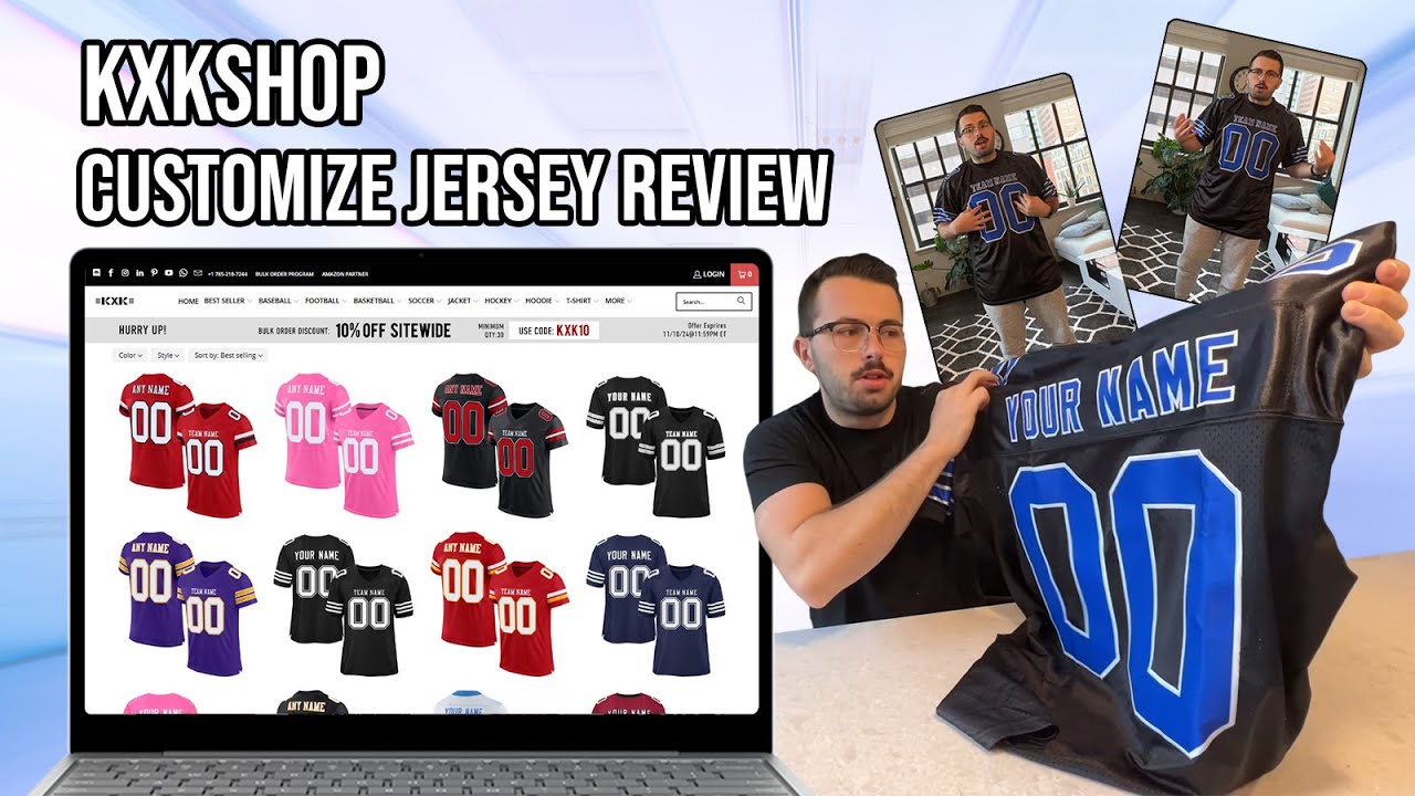 KXKShop Custom Football Jersey Review – Quality, Comfort & Style!