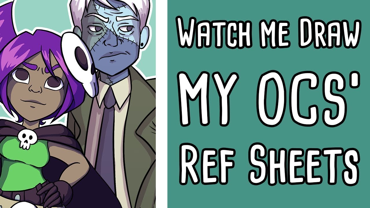 OC Reference Sheet Speedpaint! - Watch Me Draw and Listen to Me Babble About My Characters