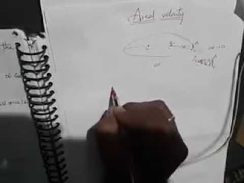 Areal velocity