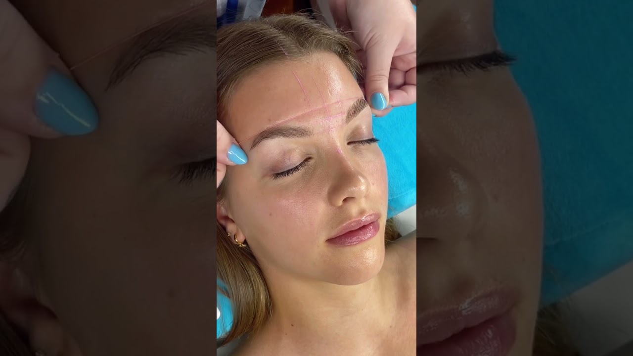 Brow mapping is so satisfying 😍 #eyebrows #brows #browshaping #browmapping