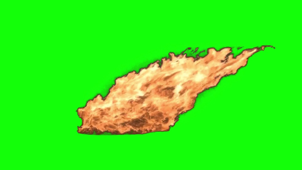 Fire Element Animation (green screen)