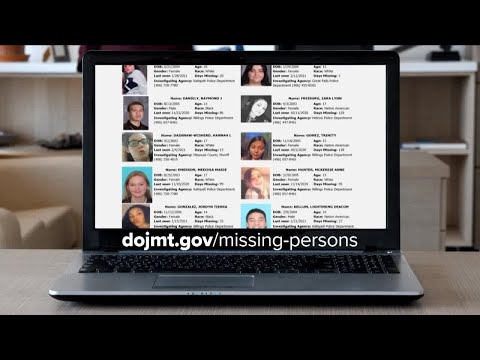 Explaining the process of reporting and finding a missing person