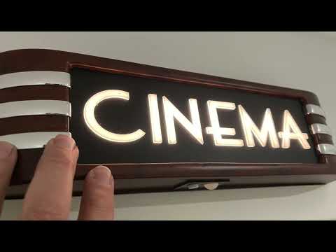 Cinema Light BATTERY POWERED 14" Sign for Home | Reverb Australia