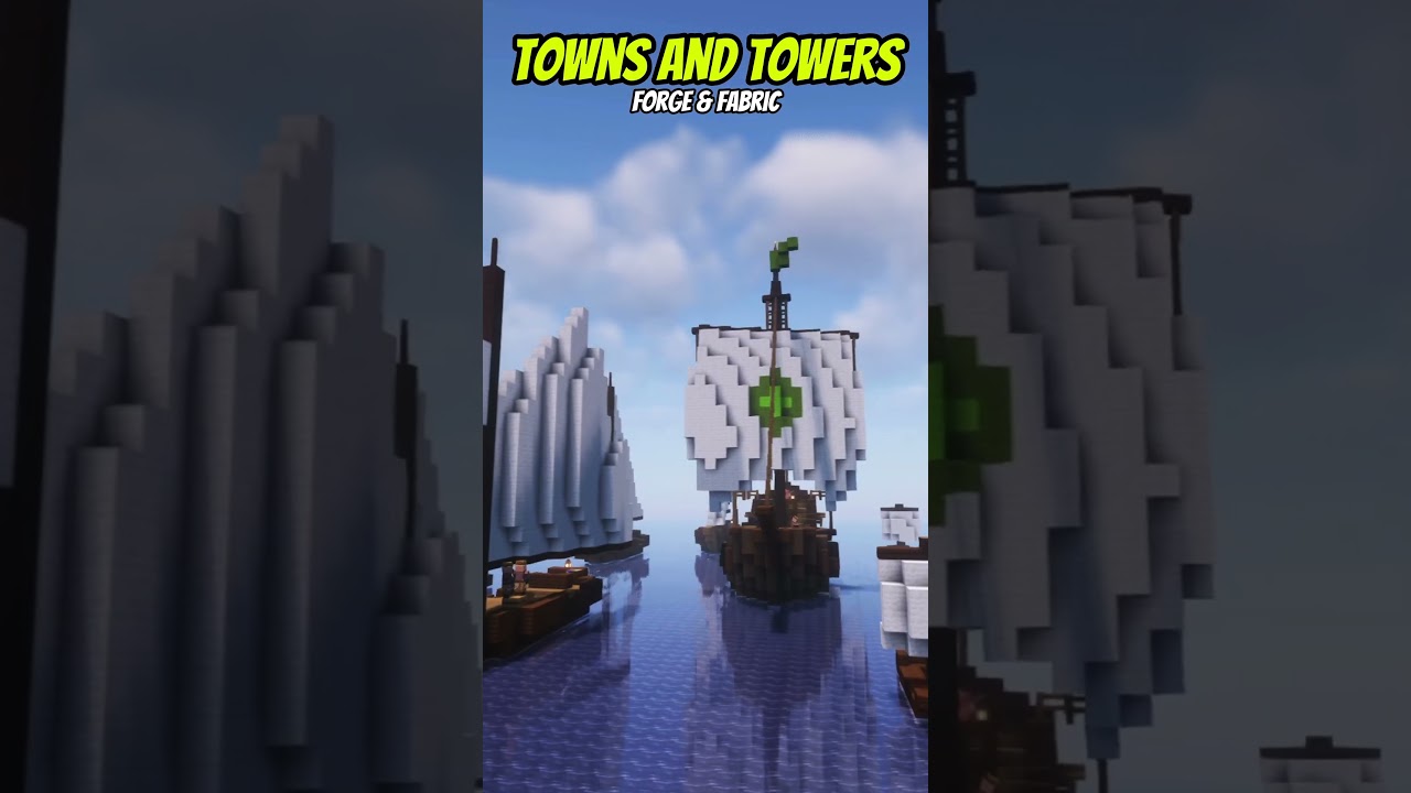 Towns and Towers Mod - Must Try Minecraft Mods - Part 17 #minecraftmods