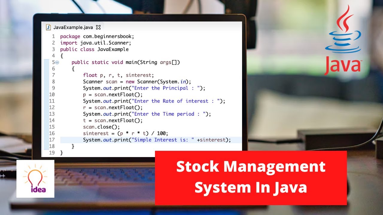 Stock Management System In Java | Java Project