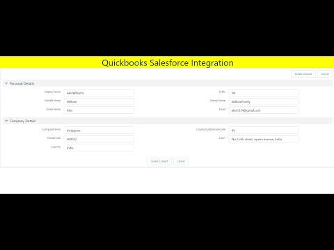 Salesforce QuickBooks Integration