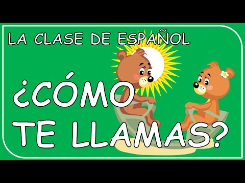 What is your name? in Spanish / ¿Cómo te llamas?