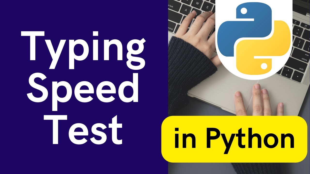Typing Speed Test Program in Python for beginners | Python project