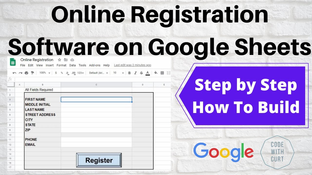 Google Sheets Online Registration: How to Create using Google Apps Script