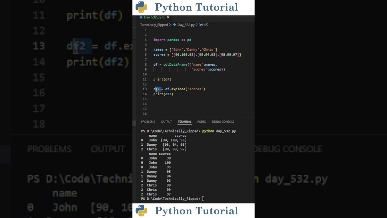 Exploding Columns With Pandas | Python Tutorial
