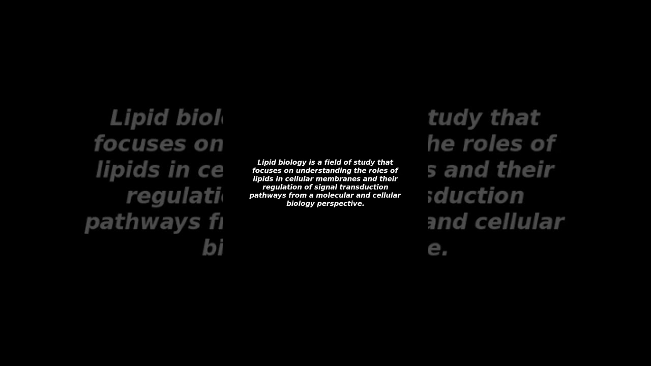 [Issues&Trends] Lipid