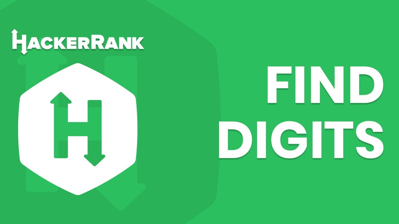 HackerRank Çözümleri - Find Digits