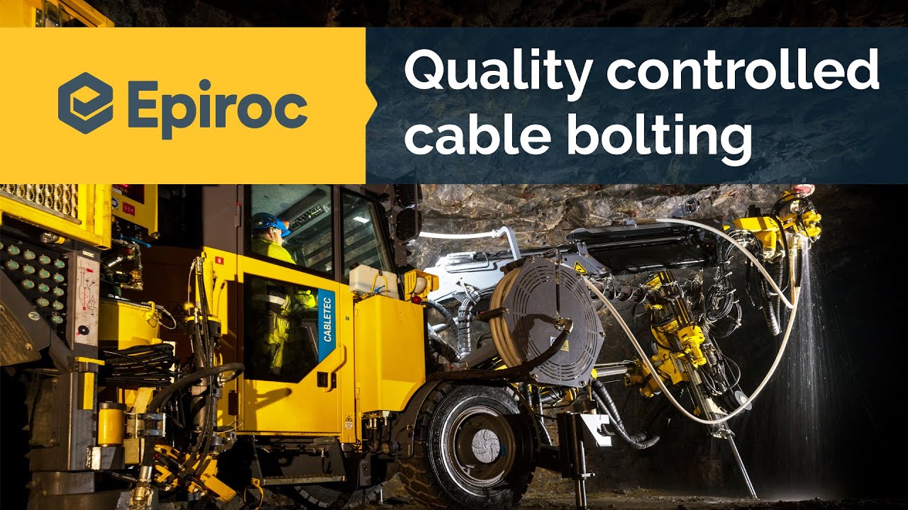 Cabletec M - Quality controlled cable bolting