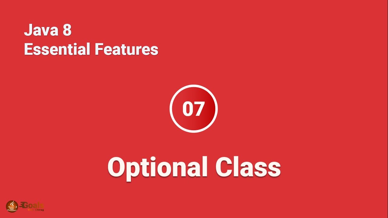 Optional Class | Java8 Essential Features