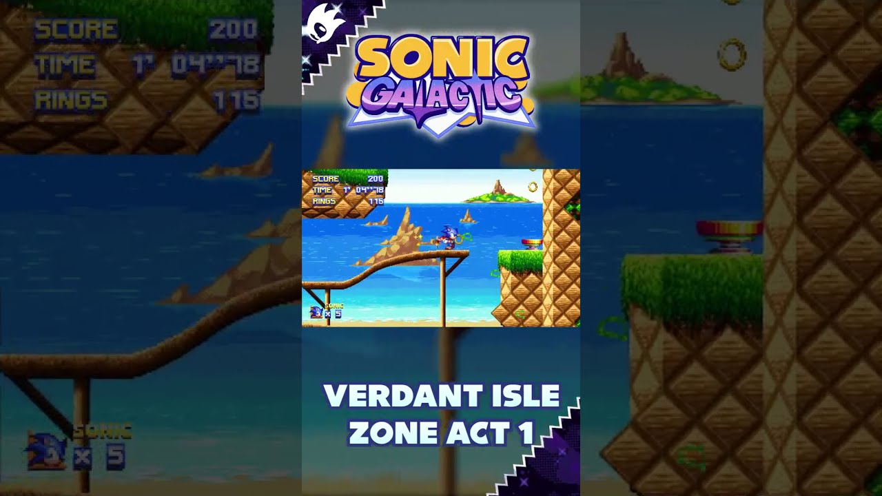 Sonic Galactic (Demo 2) - Verdant Isle Zone Act 1