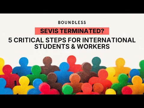 SEVIS Terminated? 5 Critical Steps for International Students & Workers