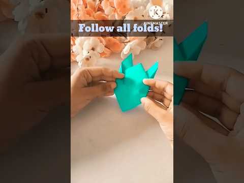 Origami Paper Cat Face🐱 || Easy origami idea for kids || #Shortvideo || by @aaryasartcorner590 ||