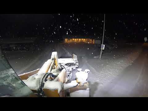 Snow plowing northen norway