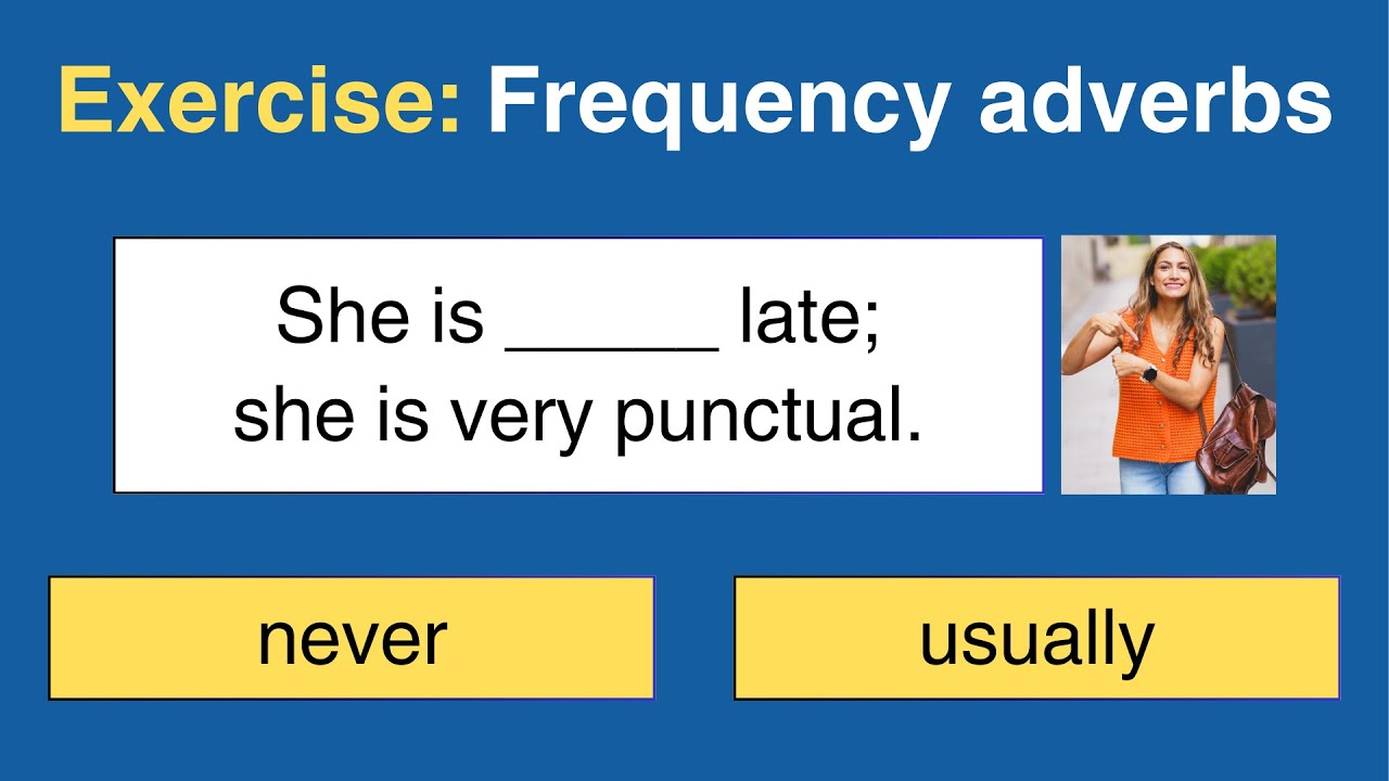 Exercises: Frequency adverbs