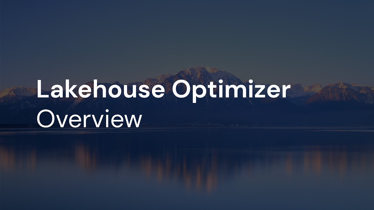 Lakehouse Optimizer Overview