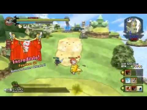 Happy Wars Bonus Monster Killed 5 Times - WORLD RECORD!! 3000XP