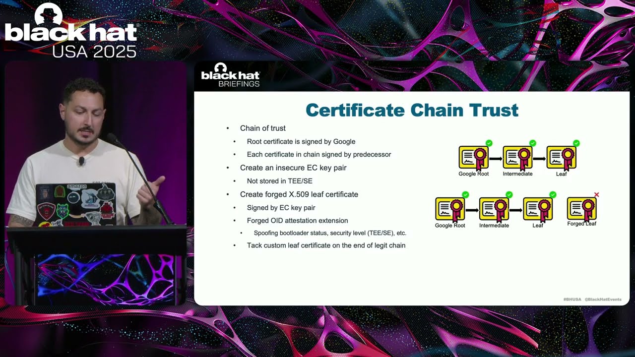 Black Hat USA 2025 | Breaking Chains: Hacking Android Key Attestation