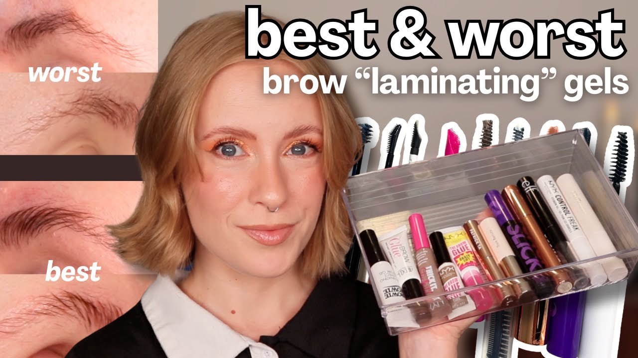 Finding the BEST (& Worst) Brow Lamination Gels: NYX Brow Glue Crazy Lift, Patrick Ta, Rare Beauty..